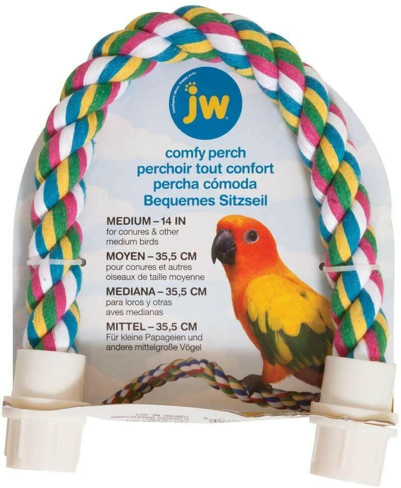 JW Comfy Perch For Birds Flexible Rope | All Things Birds